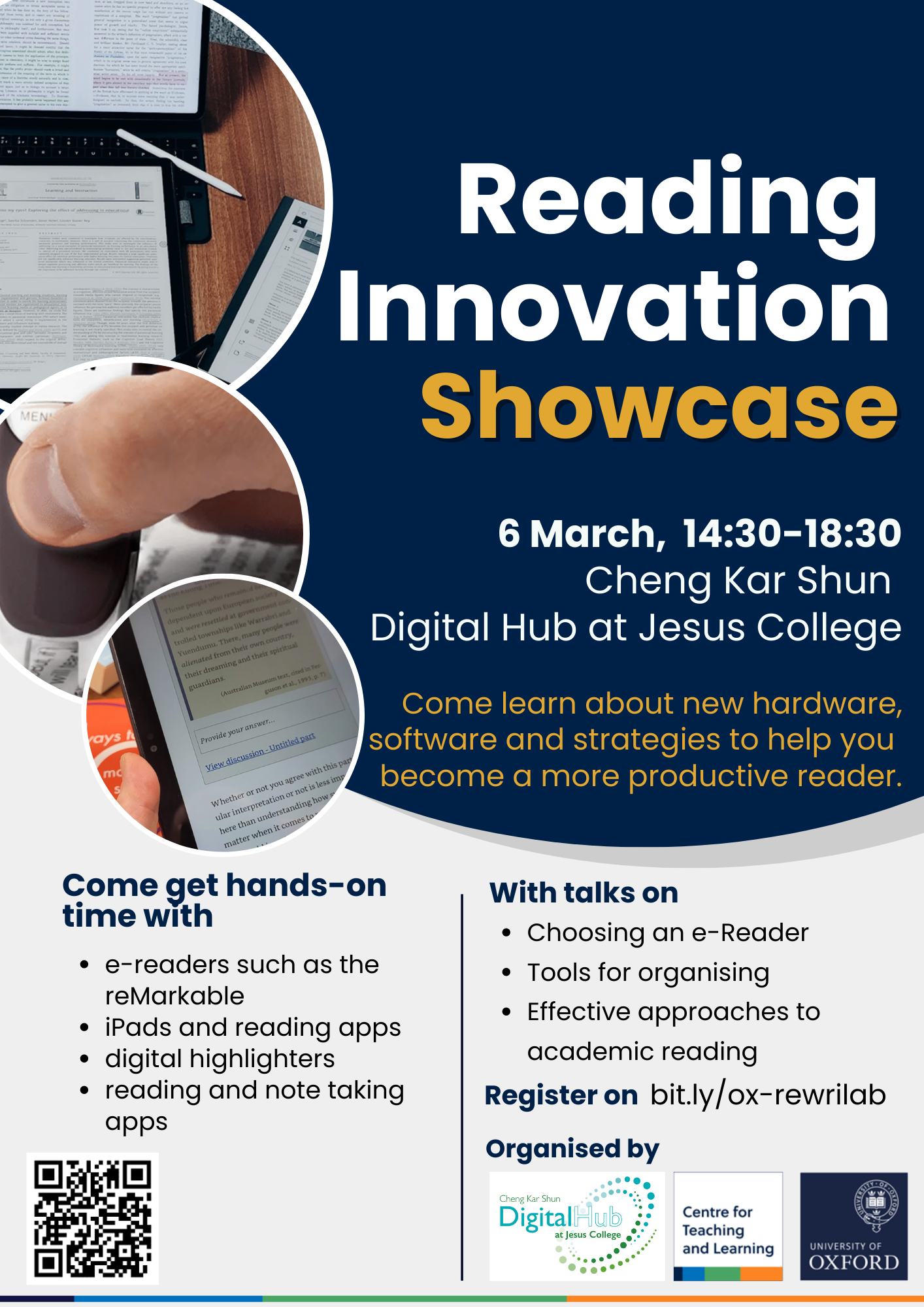 Showcase of Digital Reading Innovation | Centre for Teaching and Learning